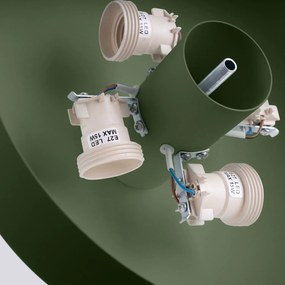 Sollux Lighting Stropní svítidlo OMIQ olivově zelené