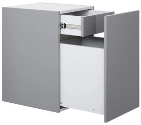 BPS-koupelny Doplňková koupelnová skříňka nízká Swing G NS 40, šedá