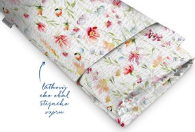 Krepové povlečení Květy Velikost: 140 x 200 + 70 x 90