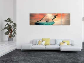 Obraz - Život v láhvi (170x50 cm)