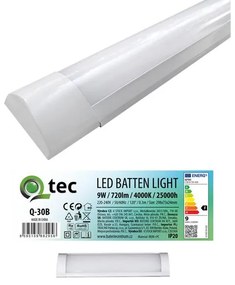 Svítidlo pod linku QTEC Q-30B 9W LED BATTEN LIGHT