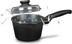 Risoli BLACKPLUS / Rendlík / 16 cm / 1,5 l / skleněná poklice / pro in