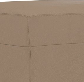 3dílná sedací souprava s poduškami cappuccino umělá kůže 3201387