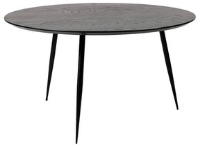 Konferenční stolek halp ø 80 cm černý MUZZA