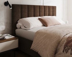 Dvoulůžková čalouněná postel Trentino se zvedacím roštem Ottawa - výběr z 9 provedení