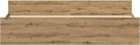 Rám postele Artisanový dub 203 x 203 x 50 cm Kompozitní dřevo 3329304