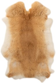 Béžovo-hnědá králičí kůže Rabbi -  30*40cm