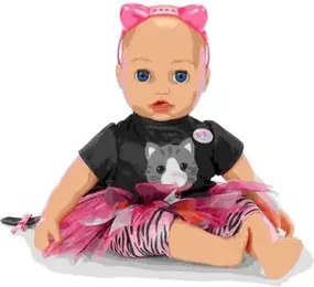 ZAPF CREATION BABY born Šatičky s kočičkou / 43 cm / od 3 let