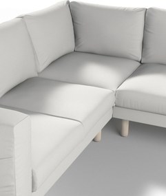 Potah na pohovku IKEA Norsborg rohová 4-místná barva šedá látka pletený vzor