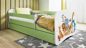 XXXLutz POSTEL PRO DĚTI A MLÁDEŽ 80/160 cm, zelená, bílá MID.YOU - Dětské pokoje sestavy - 00214200024K