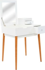 vidaXL Toaletní stolek se zrcadlem MDF 60 x 50 x 86 cm [245752]