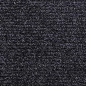 Koberec Antracitová 1,2 x 15 m Polyester 331335
