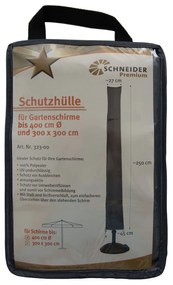 Schneider prémiový ochranný obal pro středové slunečníky do 400 cm tmavě šedý 323-00