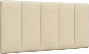 Rám postele bez matrace Hanko krémová 100 x 200 cm textil 3310375