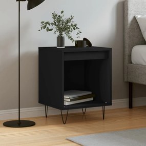 vidaXL Noční stolek 40x35x50 cm kompozitní dřevo [830728] Barva: Černá