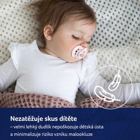 LOVI Dudlík silikonový dynamický CAPICHILL 0-6m 2ks kluk