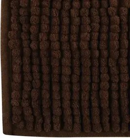 MSV CHENILLE koupelnová předložka 40 x 60 cm hnědá / mikrovlákno / pro