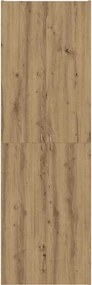 Skříň dub artisan 60 x 32 x 190 cm kompozitní dřevo 3318715