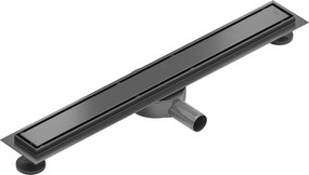 Mexen Flat 360° M13 sprchový žlab 2v1, 70 cm, broušený grafit, 1E10070-40