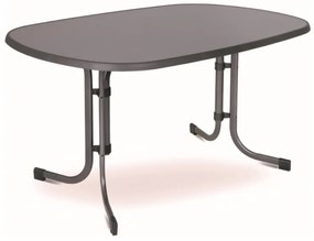 ROJAPLAST Zahradní stůl - PIZARRA, 132x90 cm, kovový/sevelit