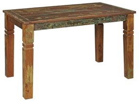 Bruxxi Jídelní stůl z recyklovaného dřeva Kalkutta, 120 cm, mango