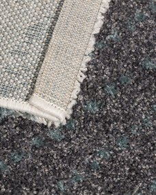 Koberec Modern Teal blue-dark grey 160x230cm