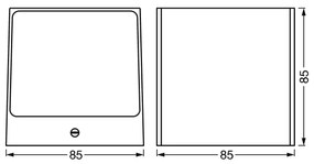 Ledvance - LED RGBW Stmívatelné venkovní svítidlo BRICK LED/14W/230V Wi-Fi IP44