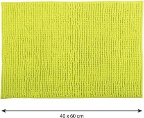 MSV CHENILLE koupelnová předložka 40 x 60 cm limetková / mikrovlákno /