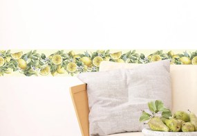 Samolepící bordura na zeď Jasné Citrony | 5 m x 13.8 cm | DWB8447