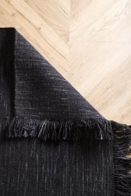 Obdélníkový koberec Elton, černý, 300x200