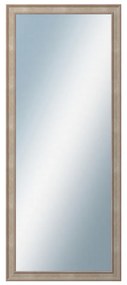 DANTIK - Zarámované zrcadlo - rozměr s rámem cca 50x120 cm z lišty TOOTH malá stříbrná (3162)