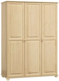 Šatní skříň dřevěná S8 z masivu borovice jandre