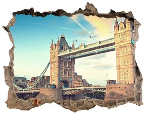 Wallmuralia Fototapeta díra na zeď Tower bridge Londýn 95x64 cm