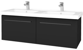 Dřevojas Koupelnová skříň BIG INN SZZ2 125 Varianta: N03 Graphite / Úchytka T03 / N03 Graphite