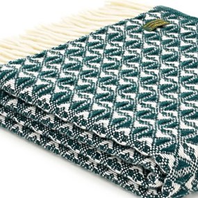 Vlněná deka Cobweave Emerald 200 x 150 cm Tweedmill
