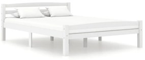 Rám postele bílý masivní borovice 120 x 200 cm,  322070 HangarStore.cz