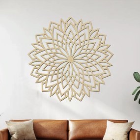 dřevo života Mandala DOBRÉ NÁLADY Zvolte rozměr (cm): 95x95, Zvolte barvu dekoru: Javor