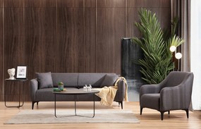 Hanah Home Třímístná pohovka BELISSIMO šedá 220 cm 560ARE1359