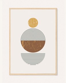 Oboustranný plakát Abstraktní Kompozice | 30 x 42 cm | DP351429
