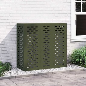 vidaXL Ochrana klimatizace Stříbrná 110 x 50 x 105 cm [865917] Barva: Nerezová ocel
