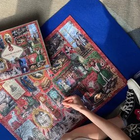 GIBSONS Puzzle Knižní klub: Charles Dickens / 1000 dílků / 68 x 49 cm