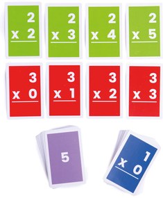 Bigjigs Toys Kartičky násobení 1-6