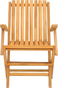 Skládací židle 4 ks 61x67x90 cm masivní teak 3155055