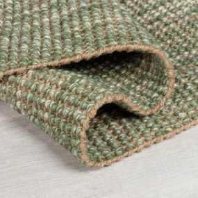 Flair Rugs koberce Kusový koberec Mottle Jute Ombre Green - 200x290 cm