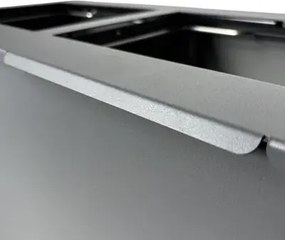 Lune Switch antracitová / Odpadkový koš / Tříděný odpad / 3x65 l / Lak