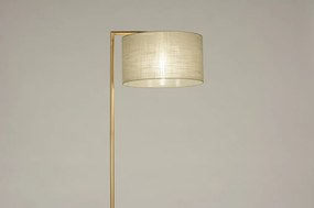 Stojací designová lampa Pallas Gold and Taupe