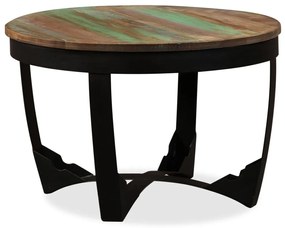 Konferenční stolek masivní recyklované dřevo 60 x 40 cm - Default Title
