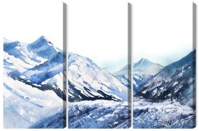 Vícedílný obraz Akvarel Vrchol Hory Nedostatek Nedostatek Plátno Canvas 150x100