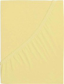 B.E.S. - Petrovice, s.r.o. Prostěradlo JERSEY dětské - Žlutá 70 x 140