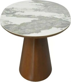 Jídelní stůl Lambrose Ceramic, mramor / ořech